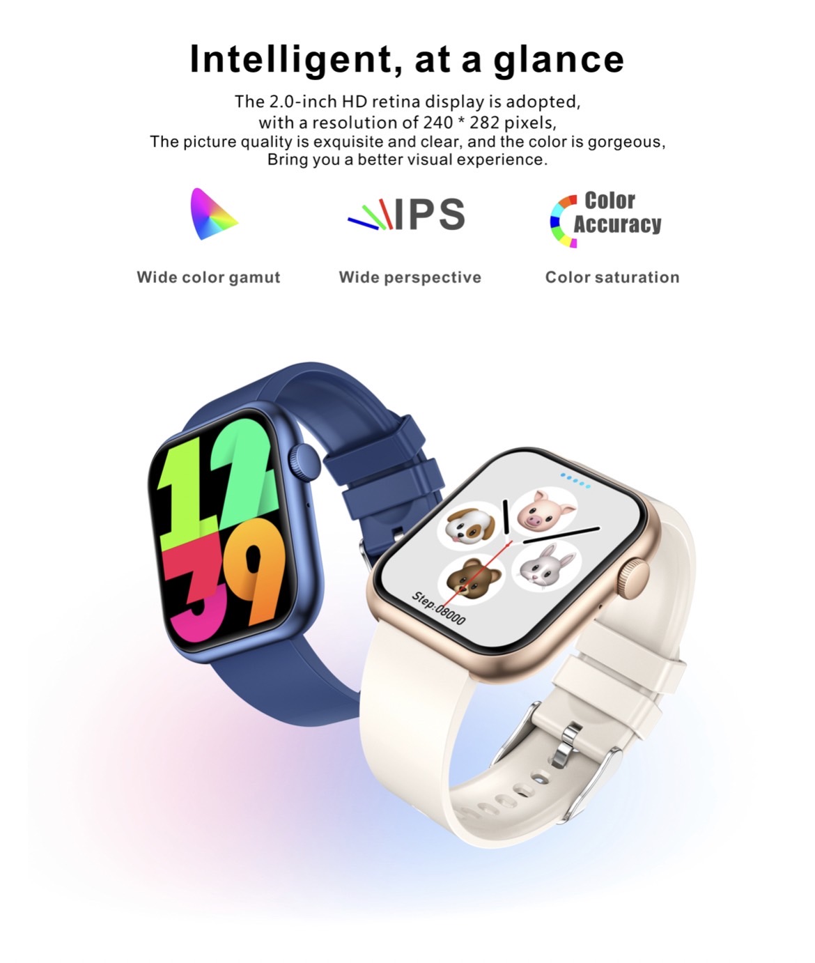 นาฬิกาอัจฉริยะ Kawa Q7 Pro วัดน้ำตาลในเลือด วัดอัตราการเต้นหัวใจ กันน้ำ วัดแคลลอรี่ รองรับภาษา ...