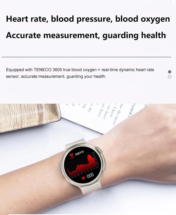 นาฬิกาอัจฉริยะ Kawa Z78 Ultra วัดน้ำตาลในเลือด วัดอัตราการเต้นหัวใจ กันน้ำ วัดแคลลอรี่ รองรับ ...