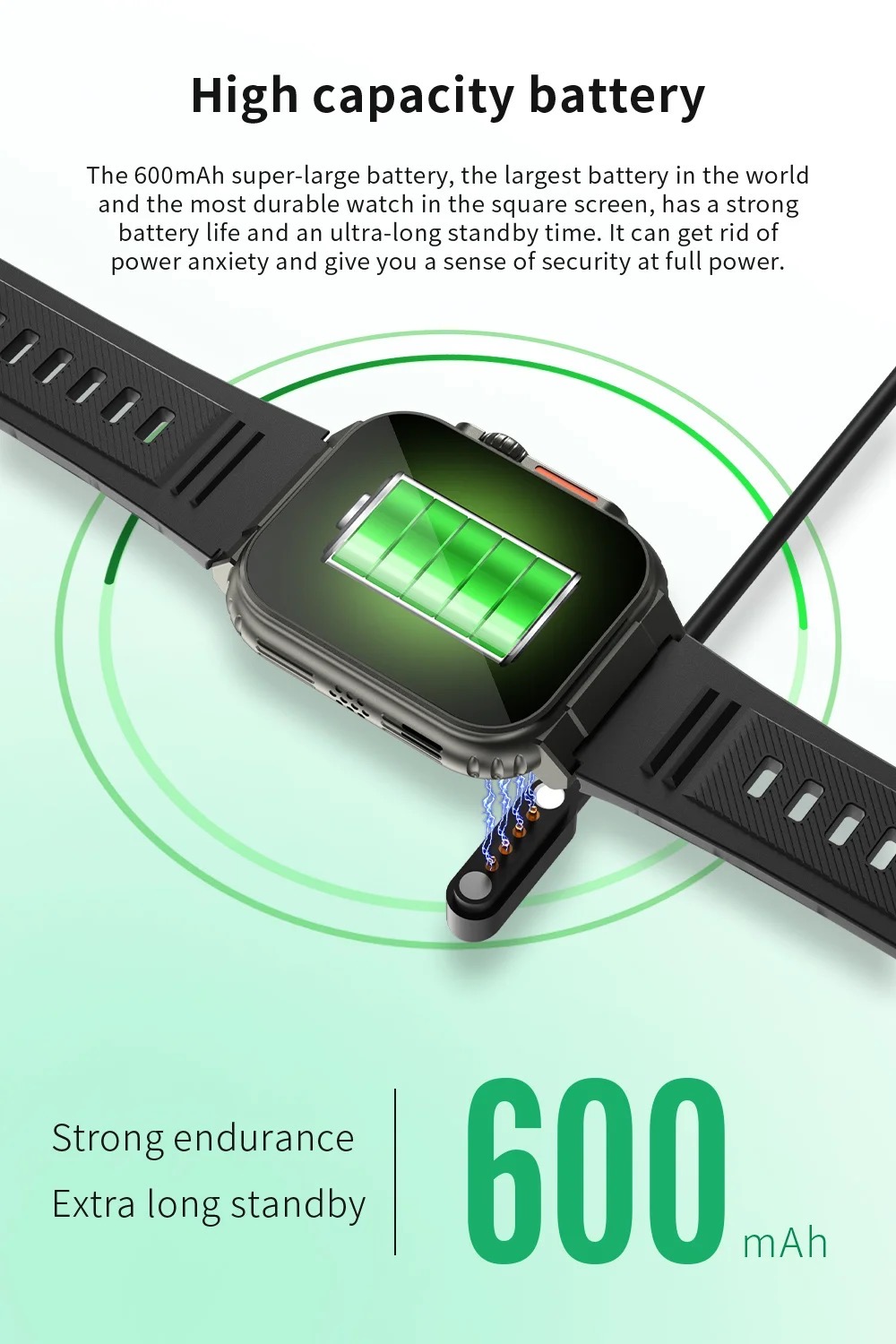 นาฬิกาอัจฉริยะ Kawa A70 Smart watch วัดอัตราการเต้นหัวใจ กันน้ำ วัดแคลลอรี่ (รองรับภาษาไทย ...